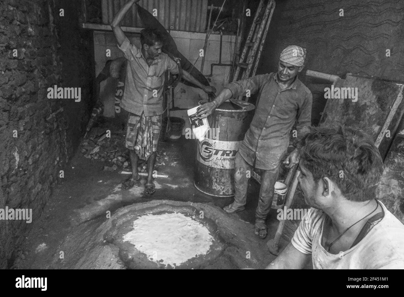 water carriers bhisti Stock Photo - Alamy