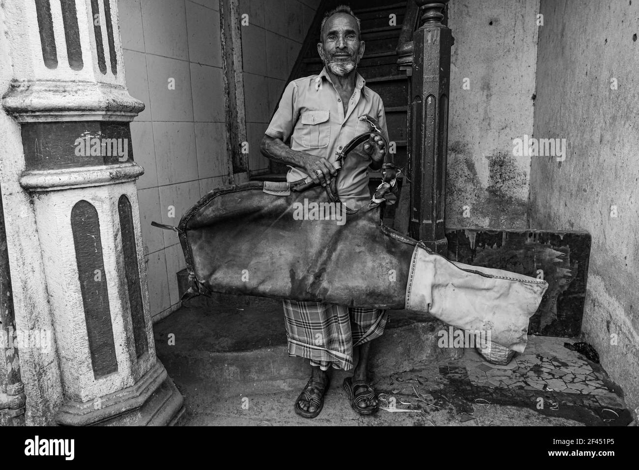 water carriers bhisti Stock Photo - Alamy