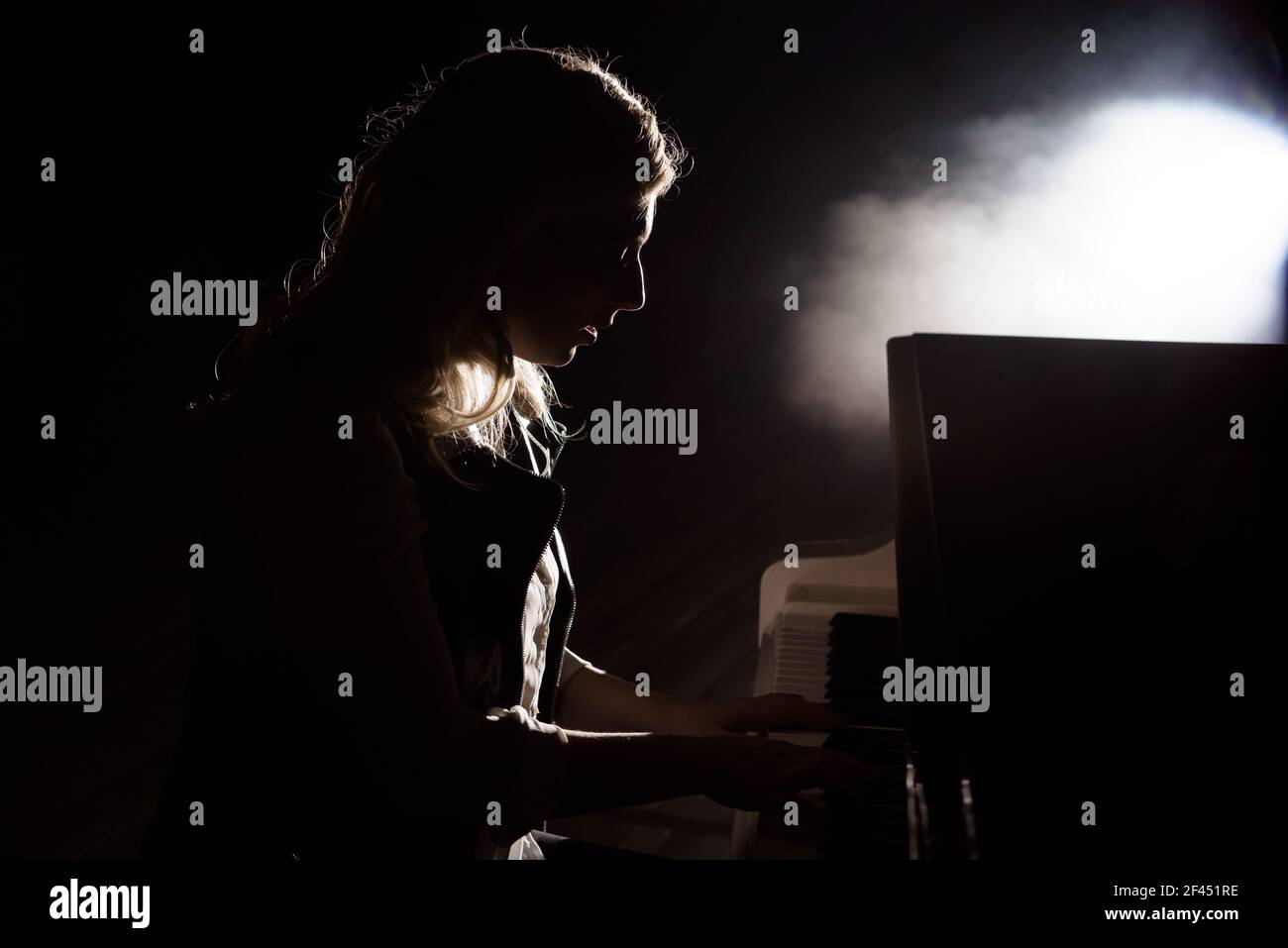 Pianist musician piano music playing. Musical instrument grand piano ...