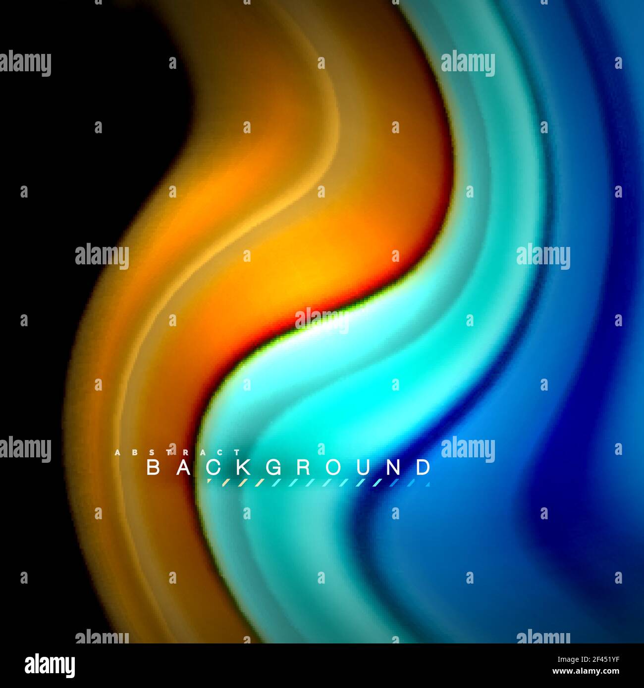 Fluid mixing colors vector wave abstract background design. Colorful ...