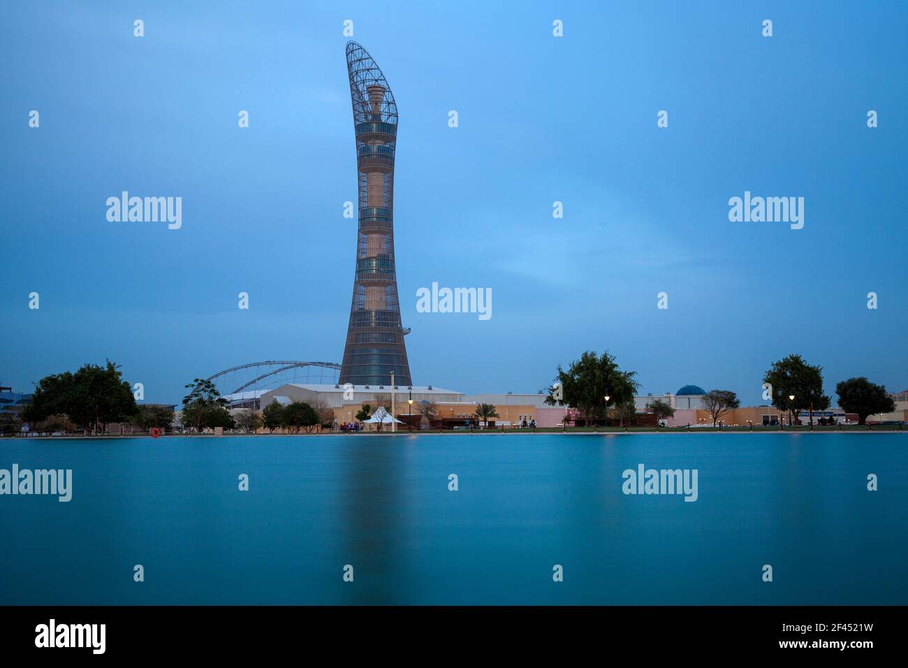 Qatar, Doha, The Torch Hotel Stock Photo - Alamy