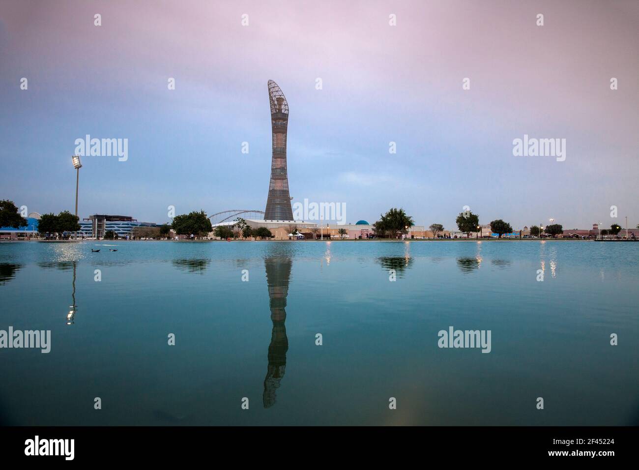 Qatar, Doha, The Torch Hotel Stock Photo - Alamy