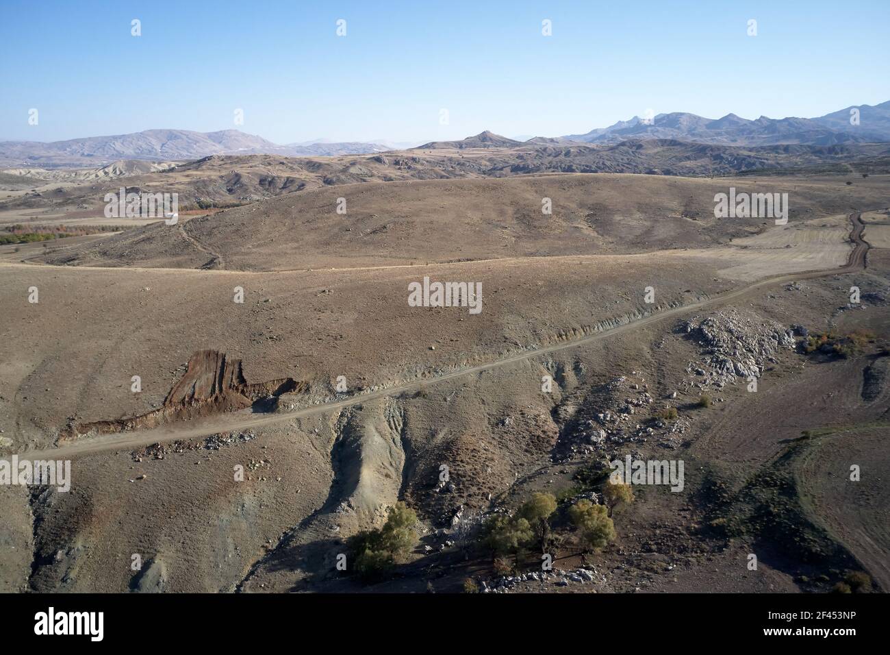 Scenic countryside landscape. Mountain hills in Turkey Stock Photo - Alamy