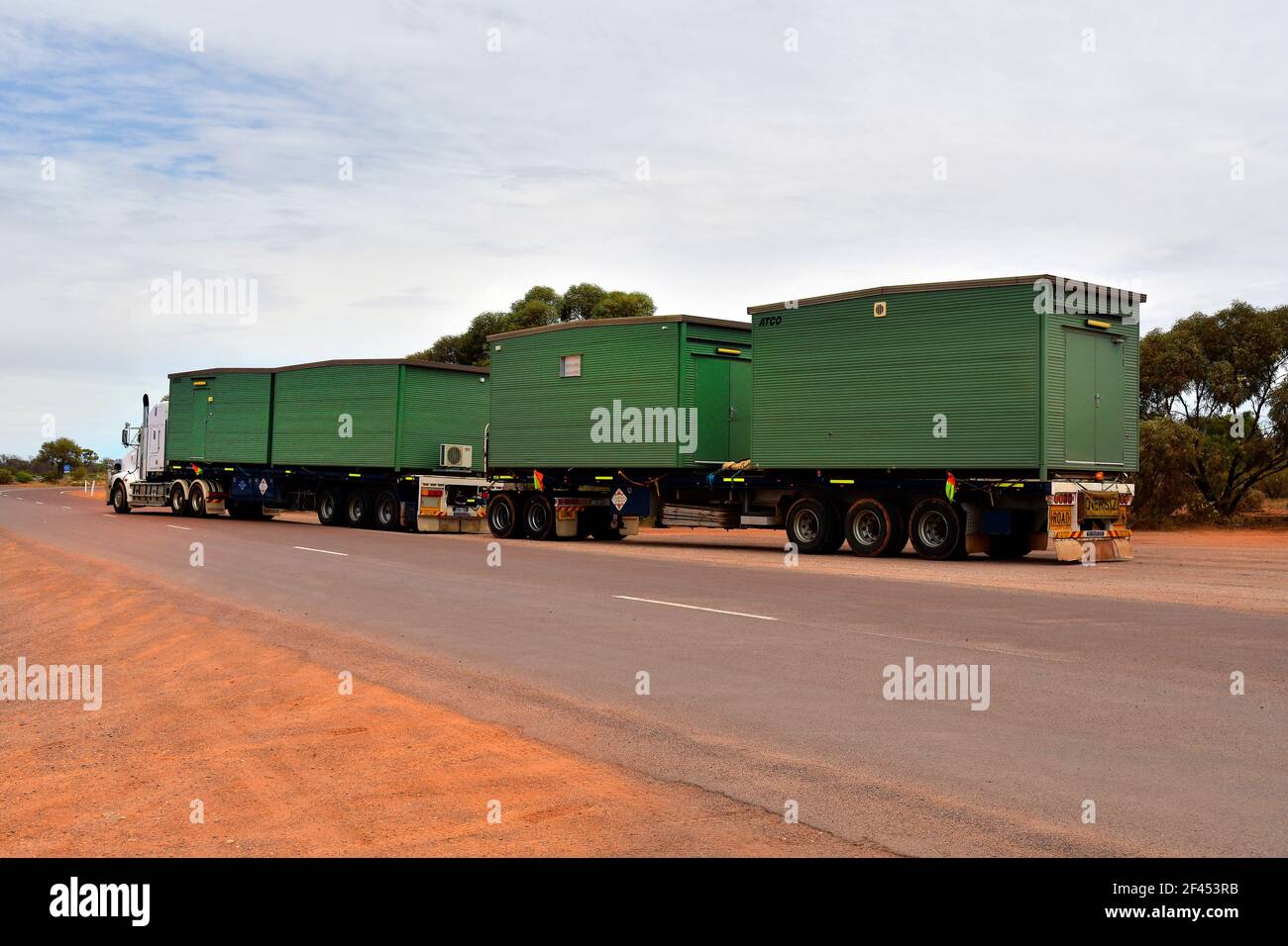 Glendambo, SA, Australia - November 12, 2017: Truck usually called Road ...