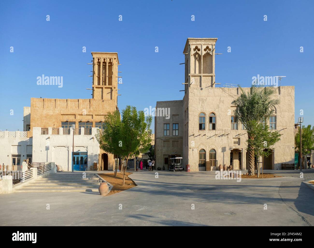 The old town of Dubai, the most populous city in the United Arab ...