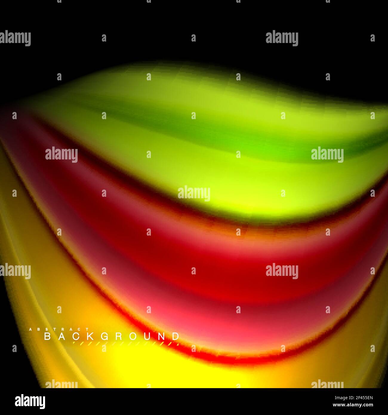Fluid mixing colors vector wave abstract background design. Colorful ...