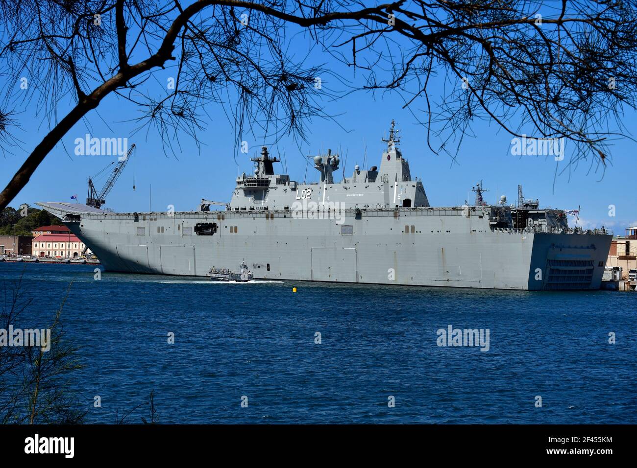 Sydney, NSW, Australia - October 31, 2017: HMAS Canberra in ...