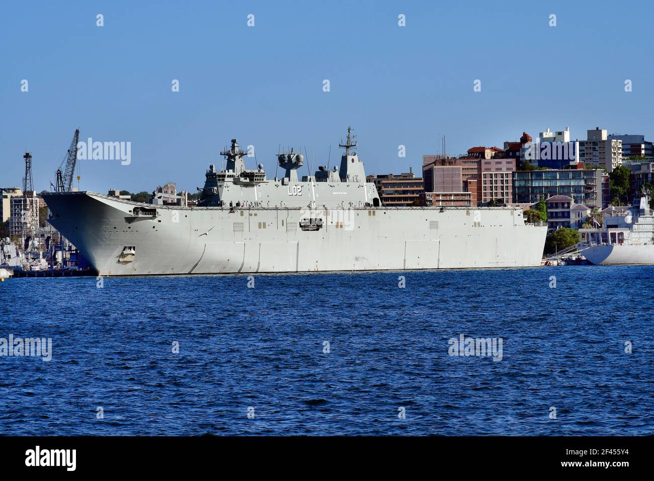 Sydney, NSW, Australia - October 29, 2017: HMAS Canberra on ...