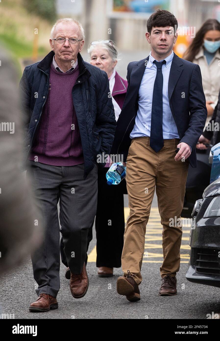 James Bernard McGovern, 24, with his father Sean McGovern (left ...