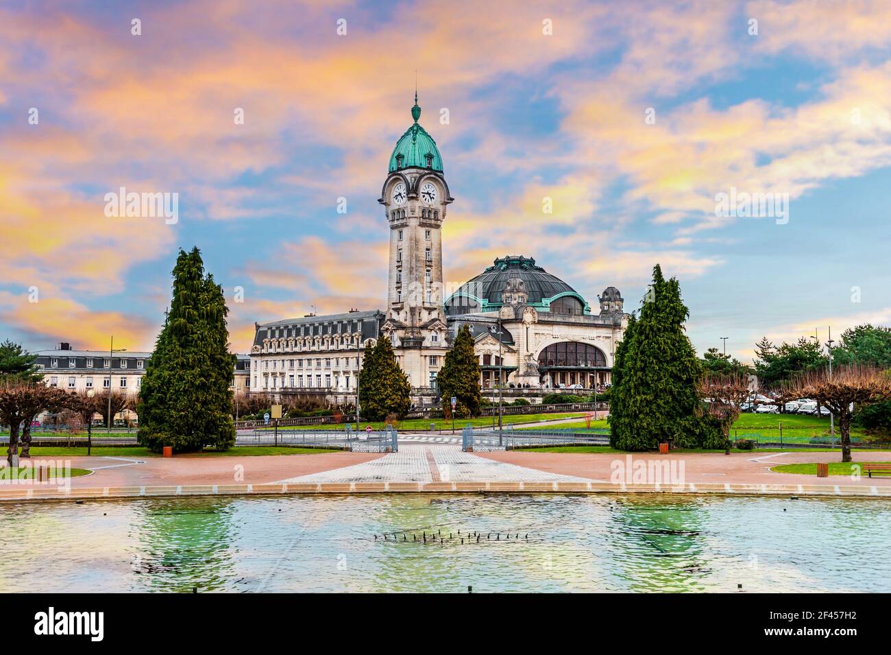 Limoges-Bénédictins station, in Haute-Vienne in New Aquitaine, France ...