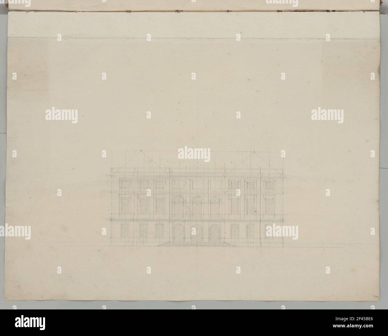 Castle, design, elevation Stock Photo - Alamy