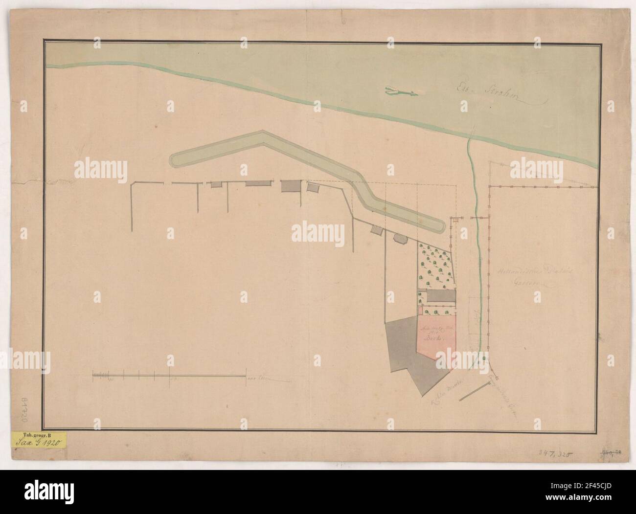 Dresden, Neustadt, Land Beck. Map Stock Photo - Alamy