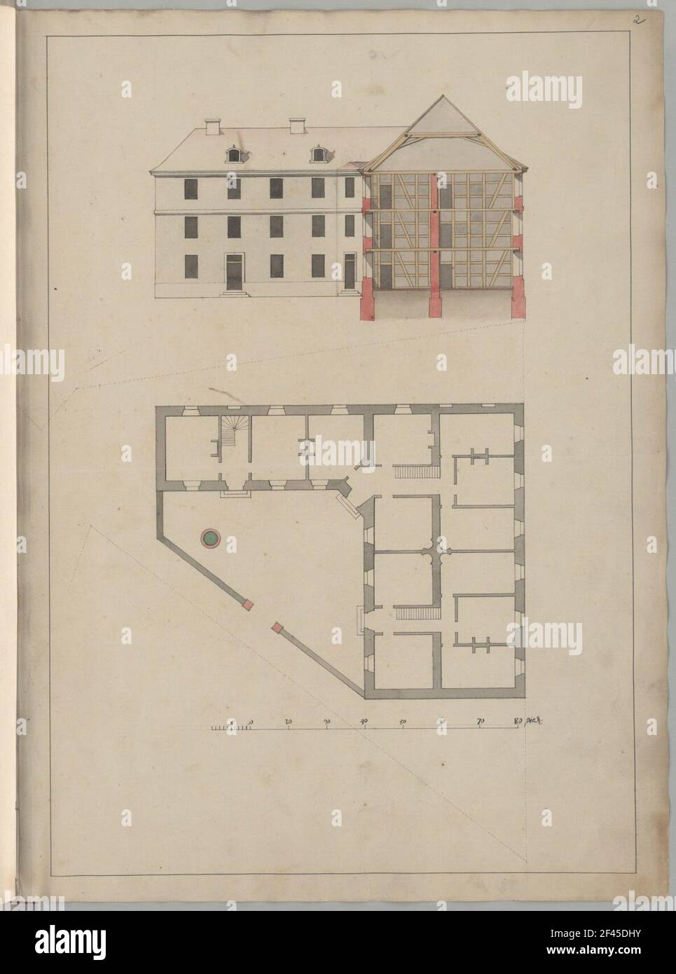 Residential house, design Stock Photo - Alamy