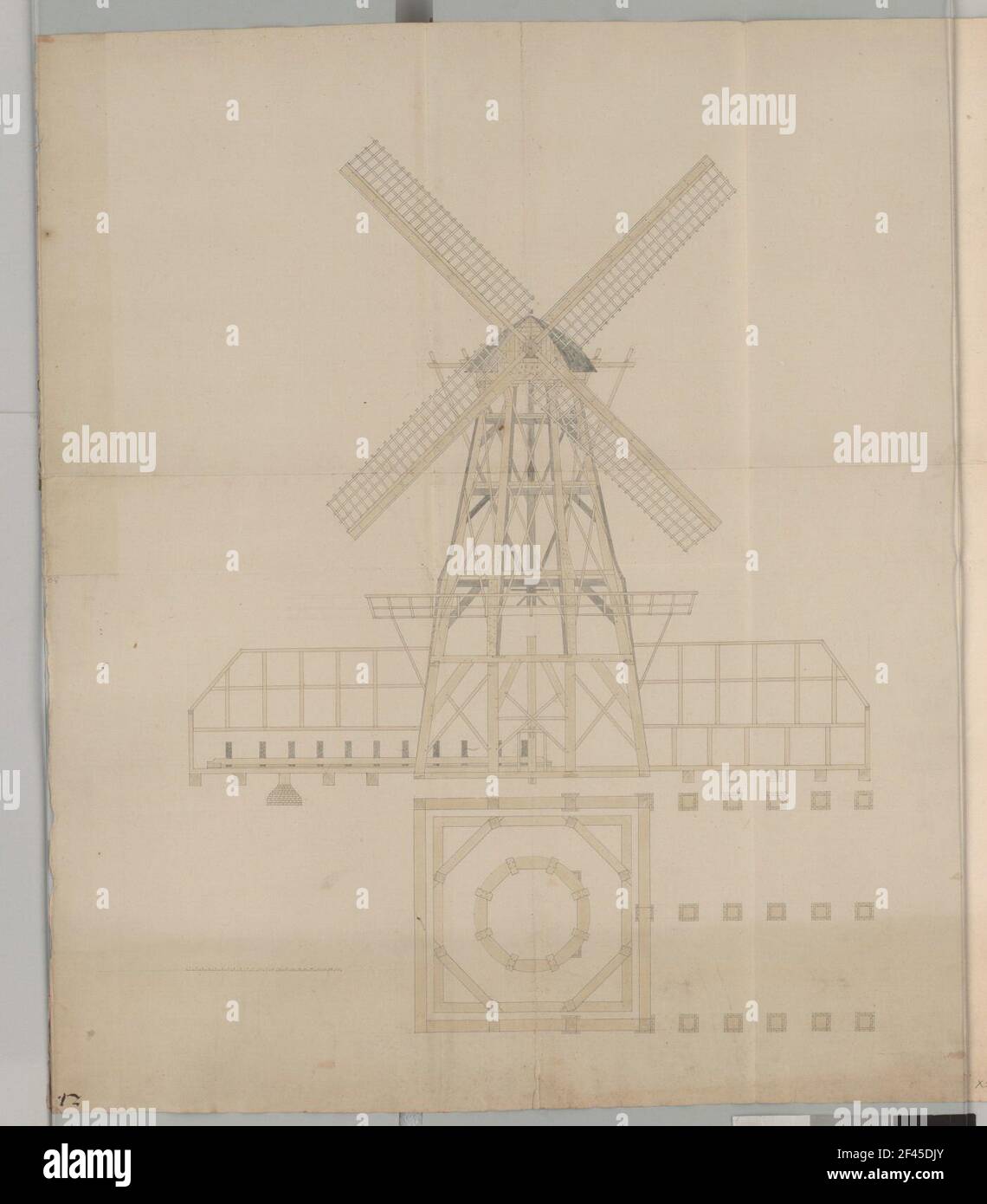 Gallery Manager Mill, Construction Drawings Stock Photo - Alamy