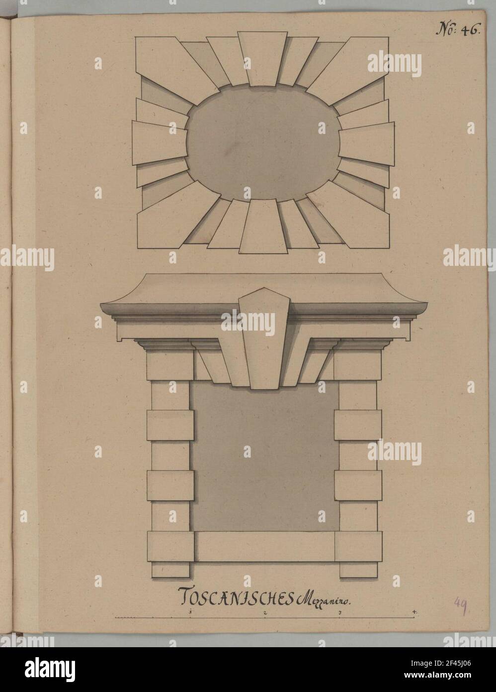 Window Tuscan Order Stock Photo - Alamy