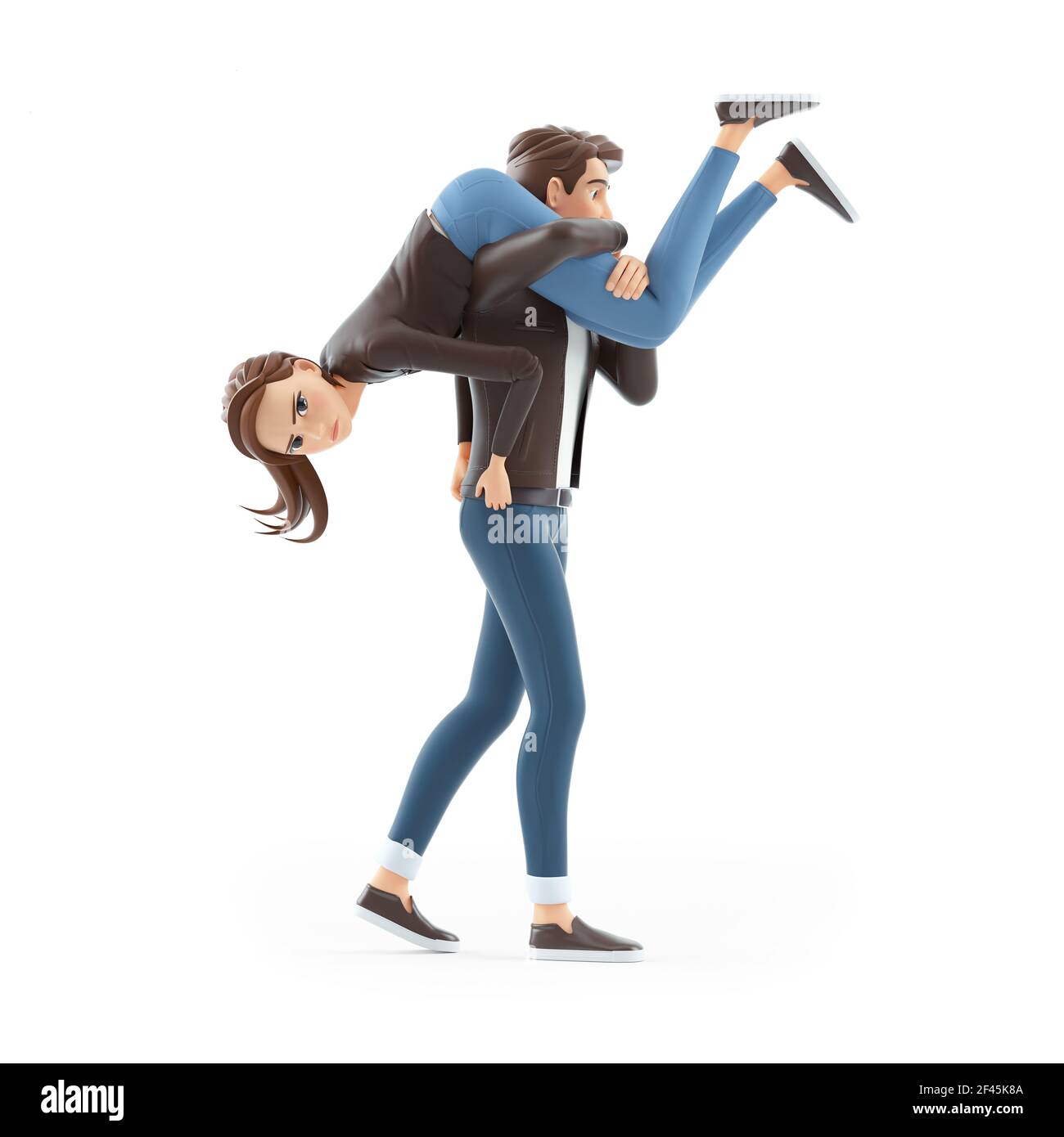 Sad man 3d render hi-res stock photography and images - Alamy