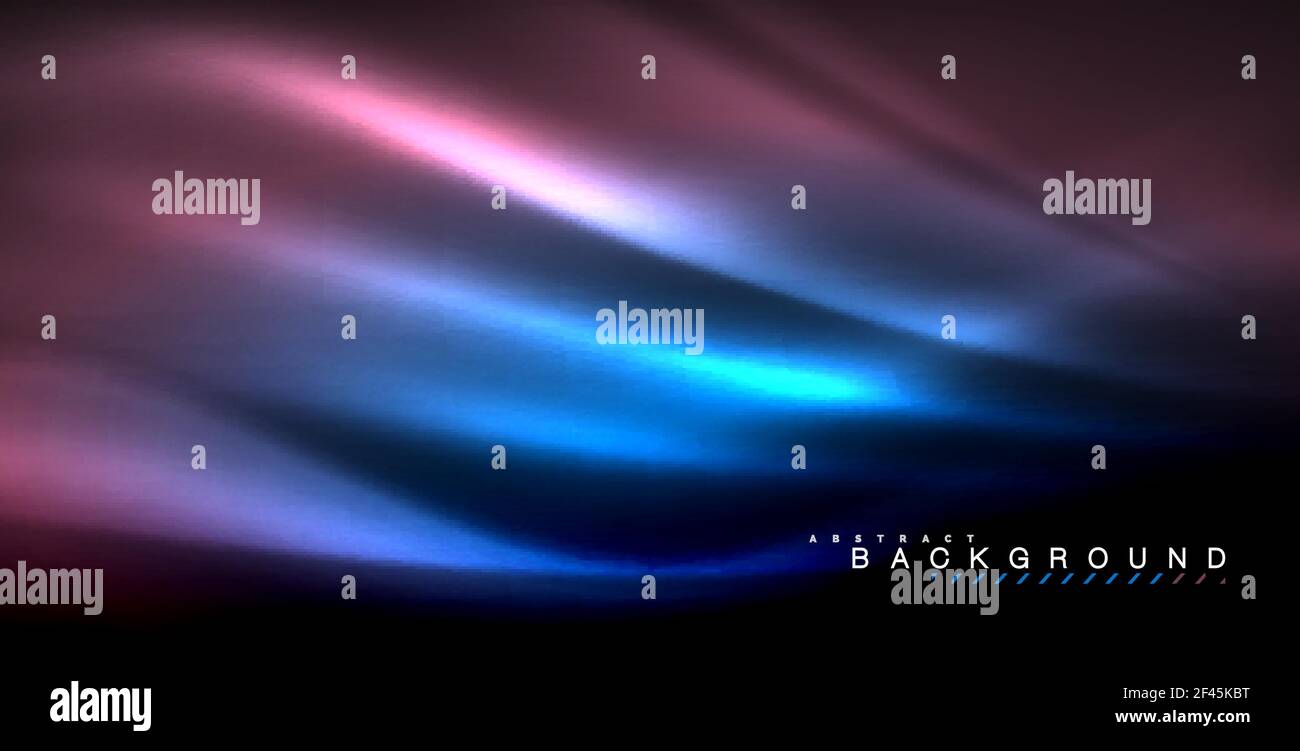 Neon Glowing Wave Magic Energy And Light Motion Background Neon
