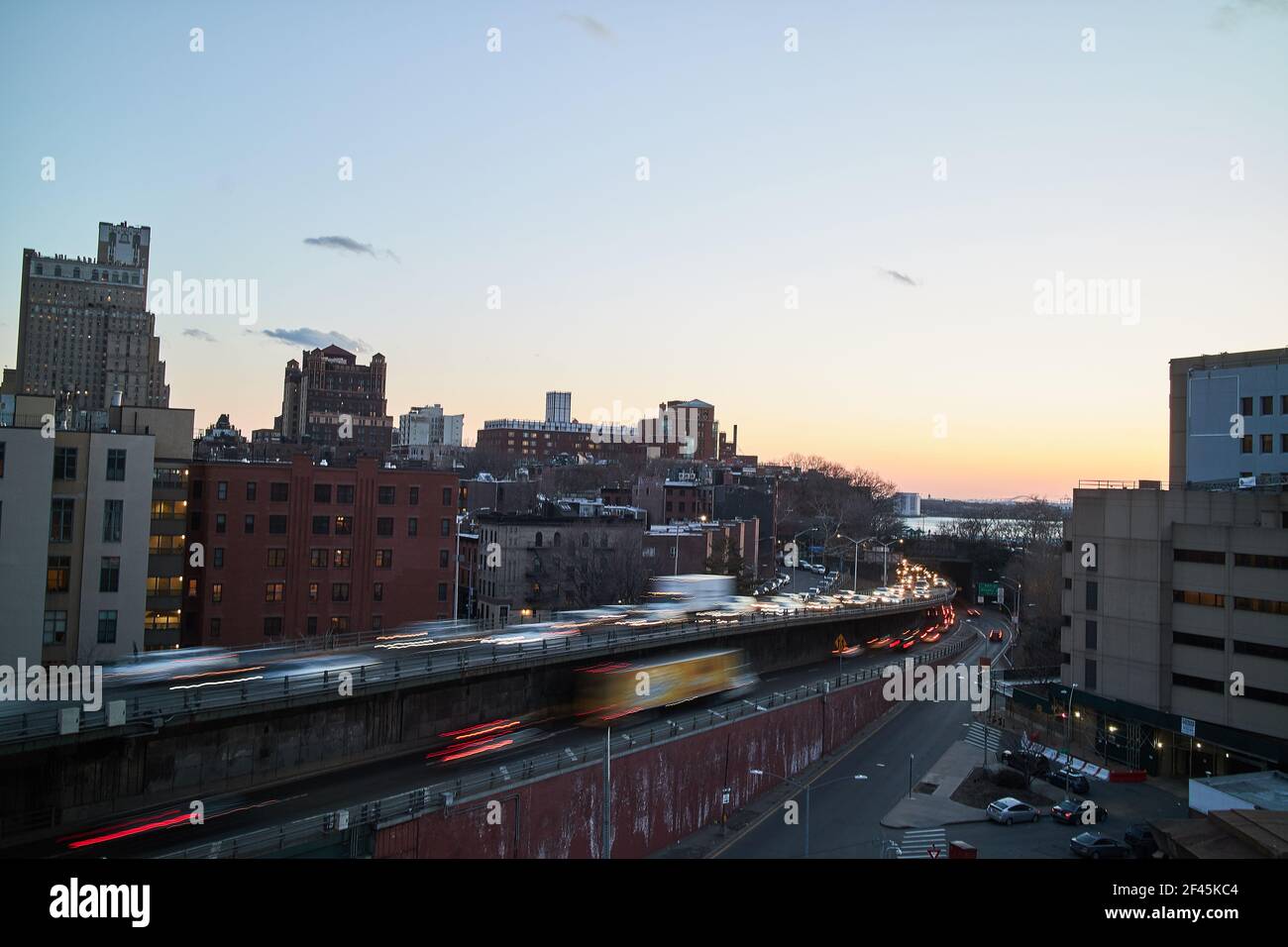 cars driving fast on road in new york city Stock Photo - Alamy