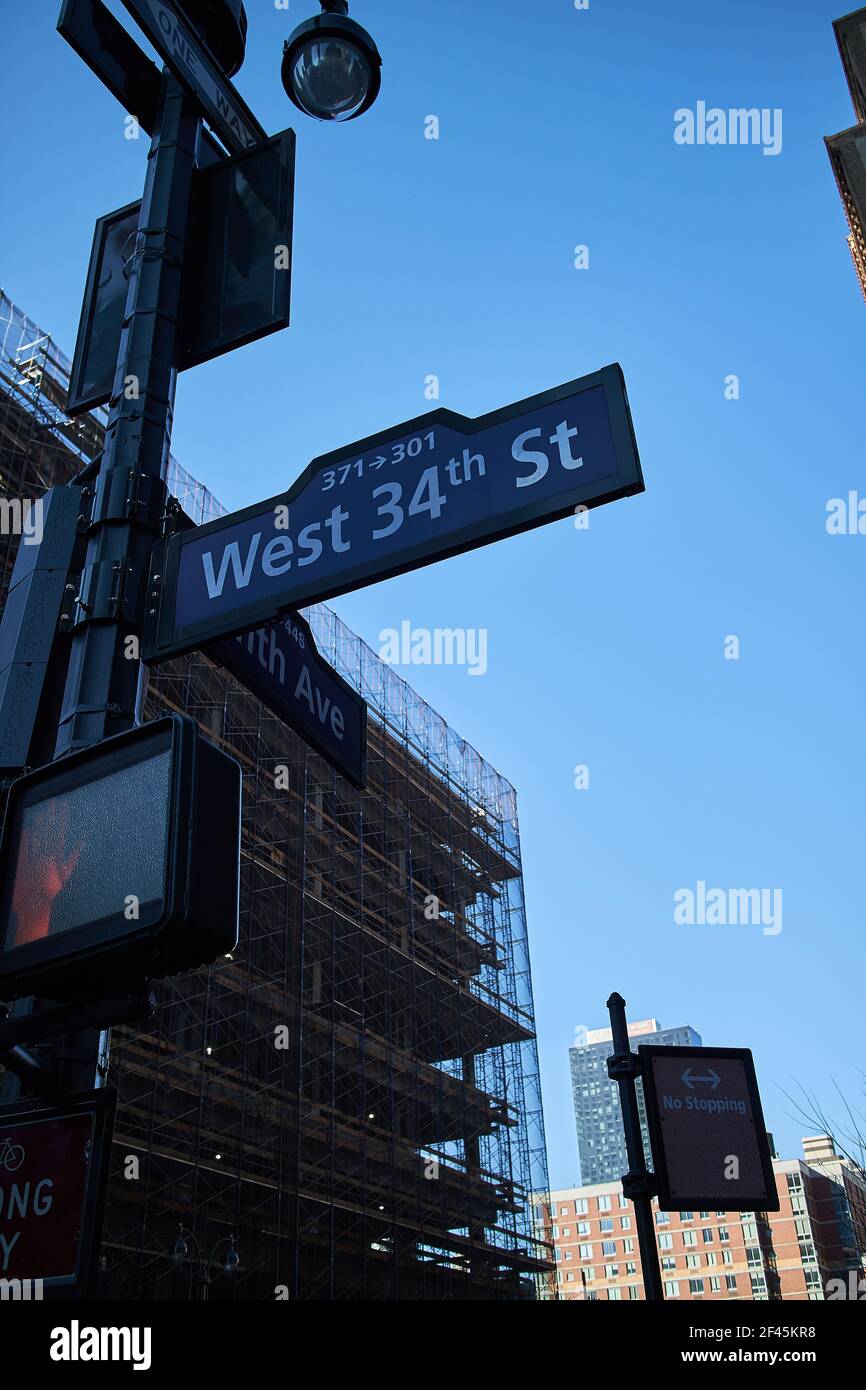 west street sign in new york city Stock Photo - Alamy