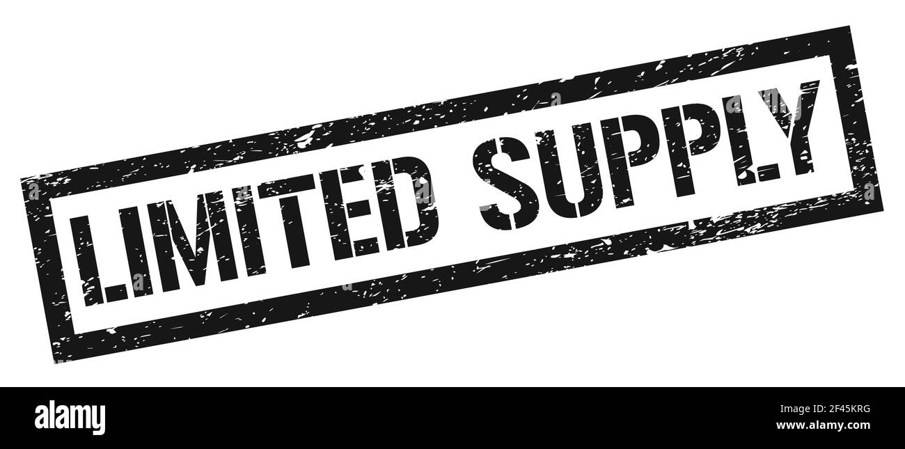 Limited supply sign hi-res stock photography and images - Alamy