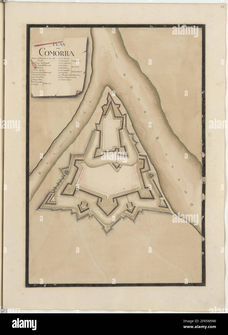 Plan of Camorra Stock Photo - Alamy