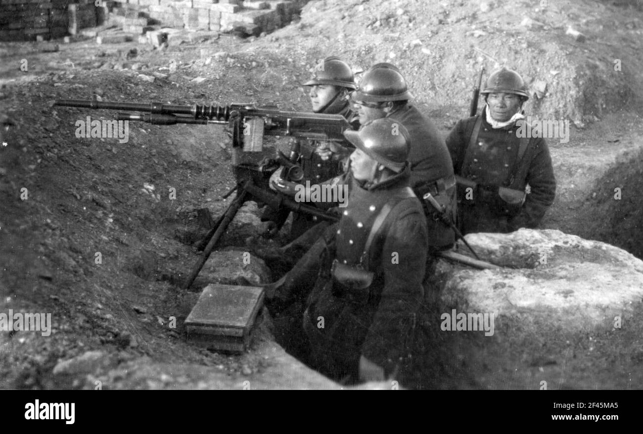 French colonial soldiers WW2 Stock Photo - Alamy