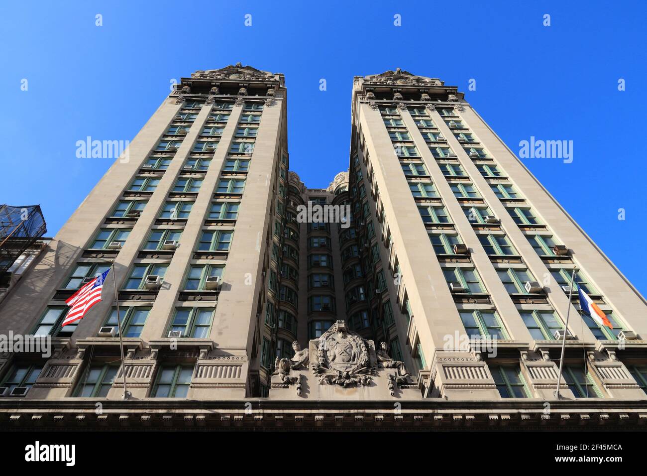 New York City landmark. 49 Chambers residential building in Lower ...