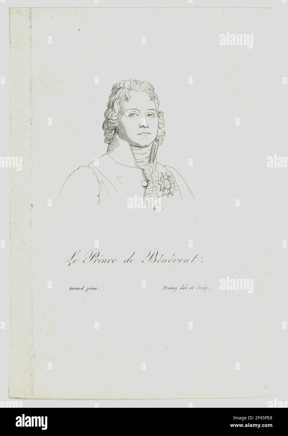 Portrait of Talleyrand Stock Photo - Alamy