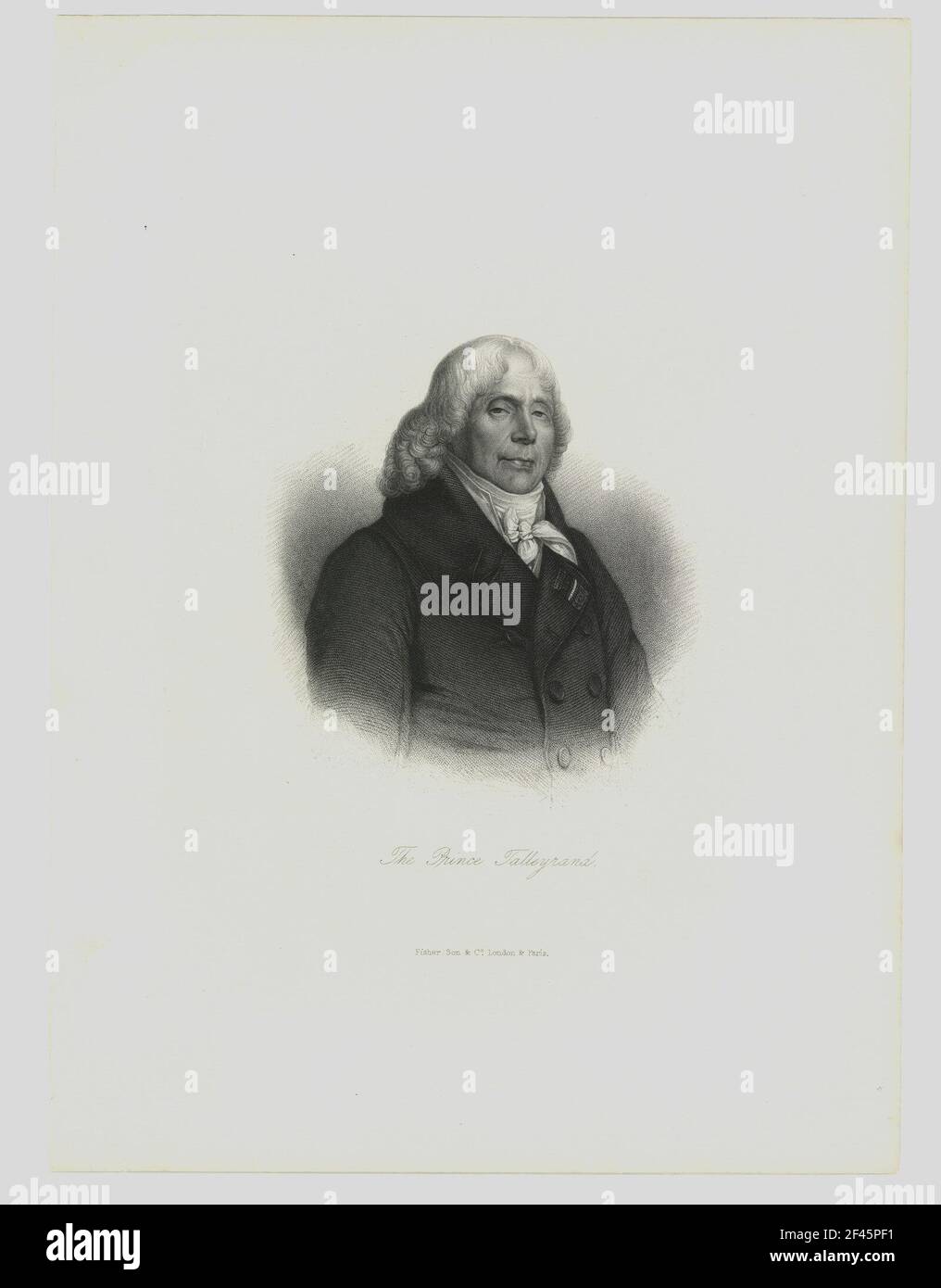 Portrait of Talleyrand Stock Photo - Alamy