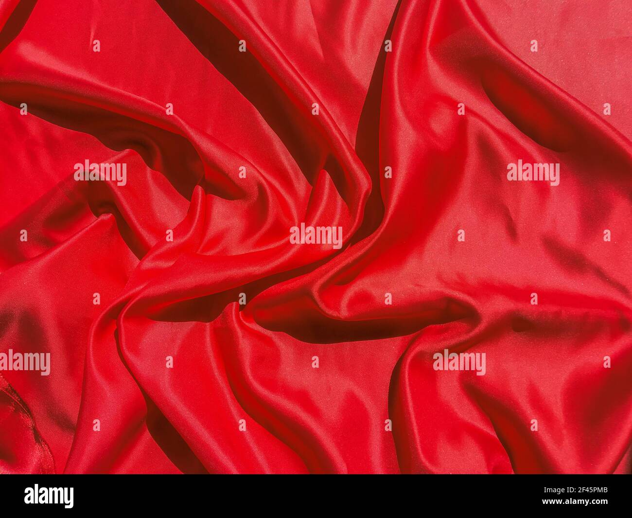 Modern luxury red fabric texture background. Valentines Day or ...