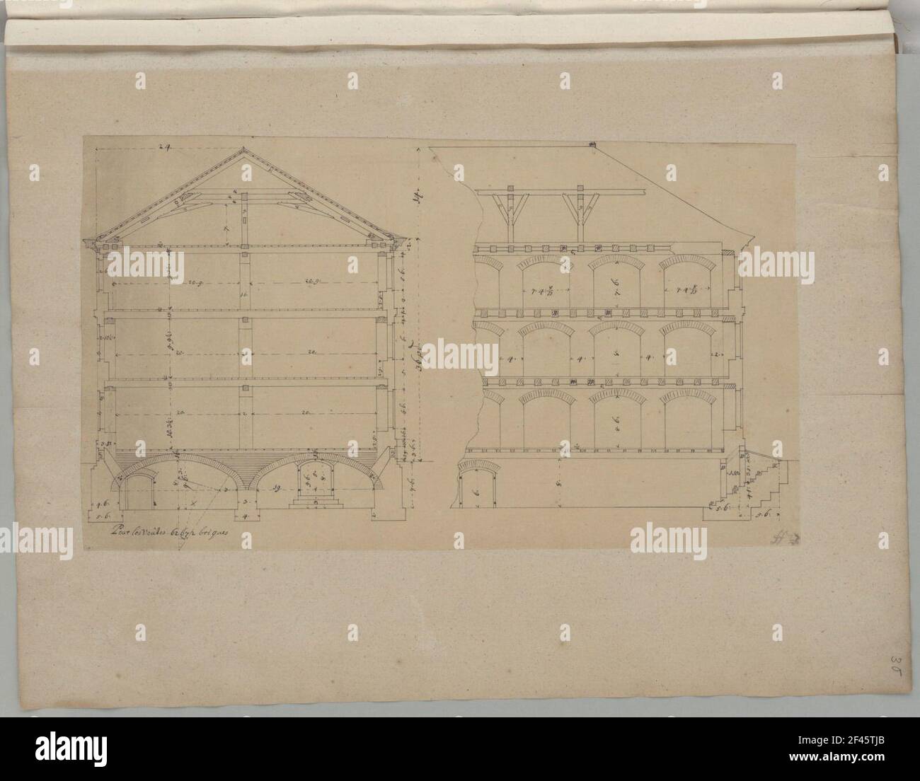 Magazine, transverse and longitudinal section Stock Photo - Alamy