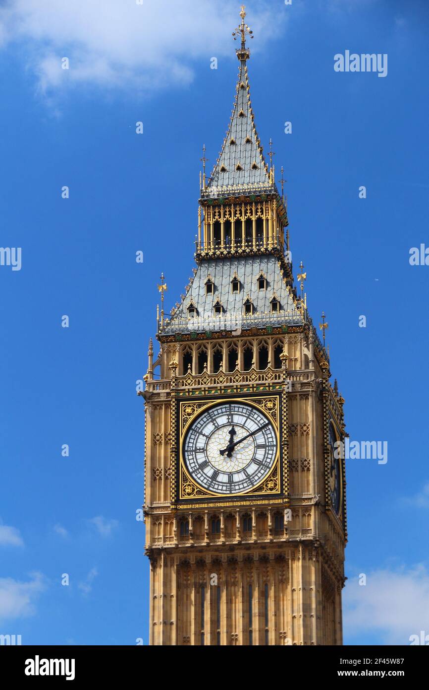 Palace of Westminster in London, UK. Big Ben. London landmark Stock ...