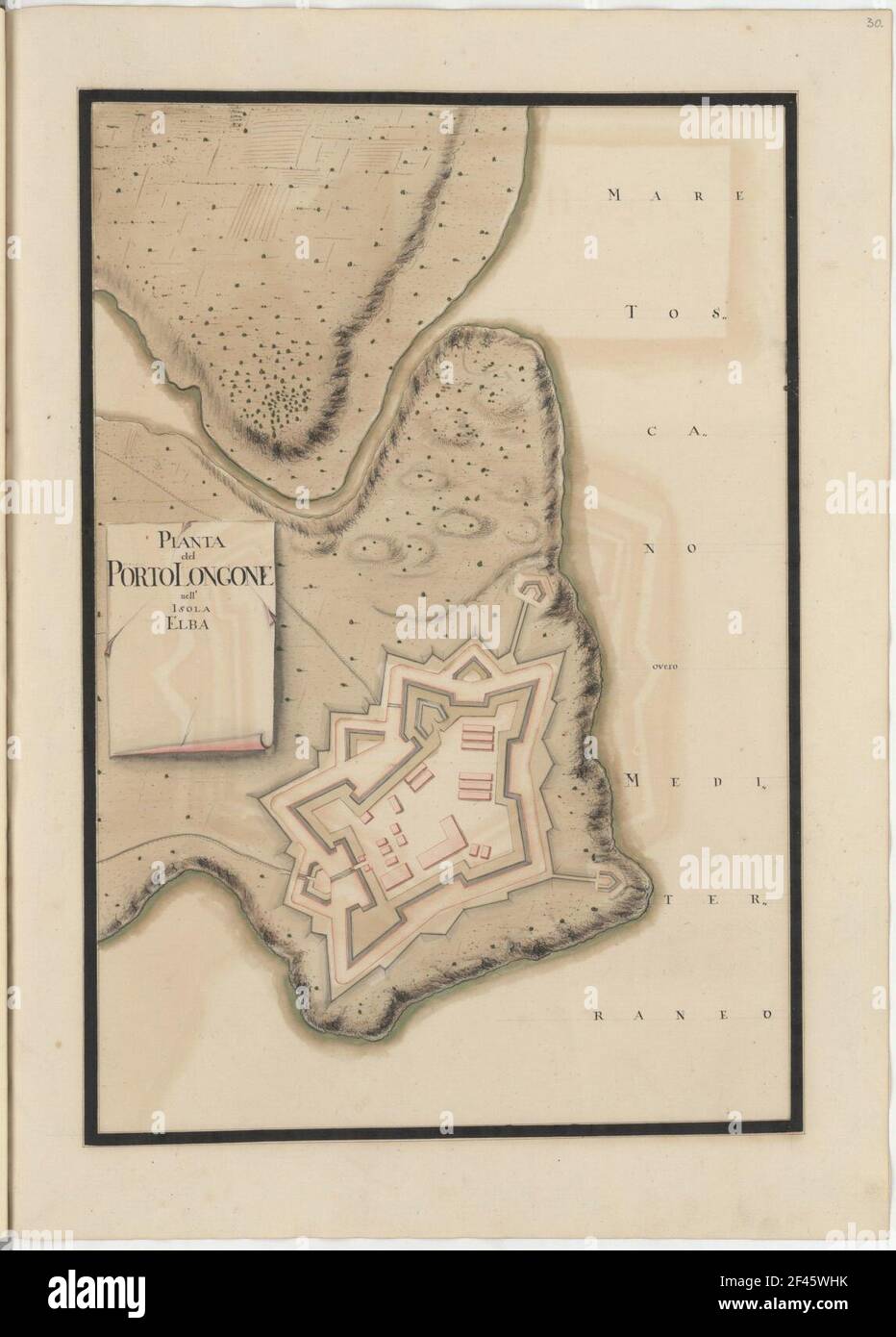 Longone port plant in Elba island Stock Photo - Alamy