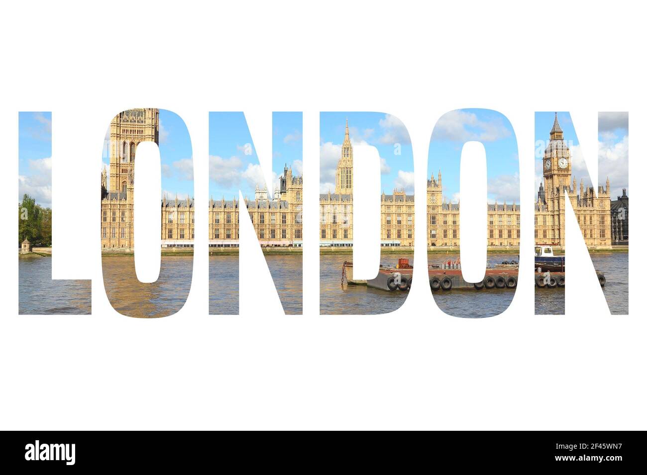 London name design Cut Out Stock Images & Pictures - Alamy