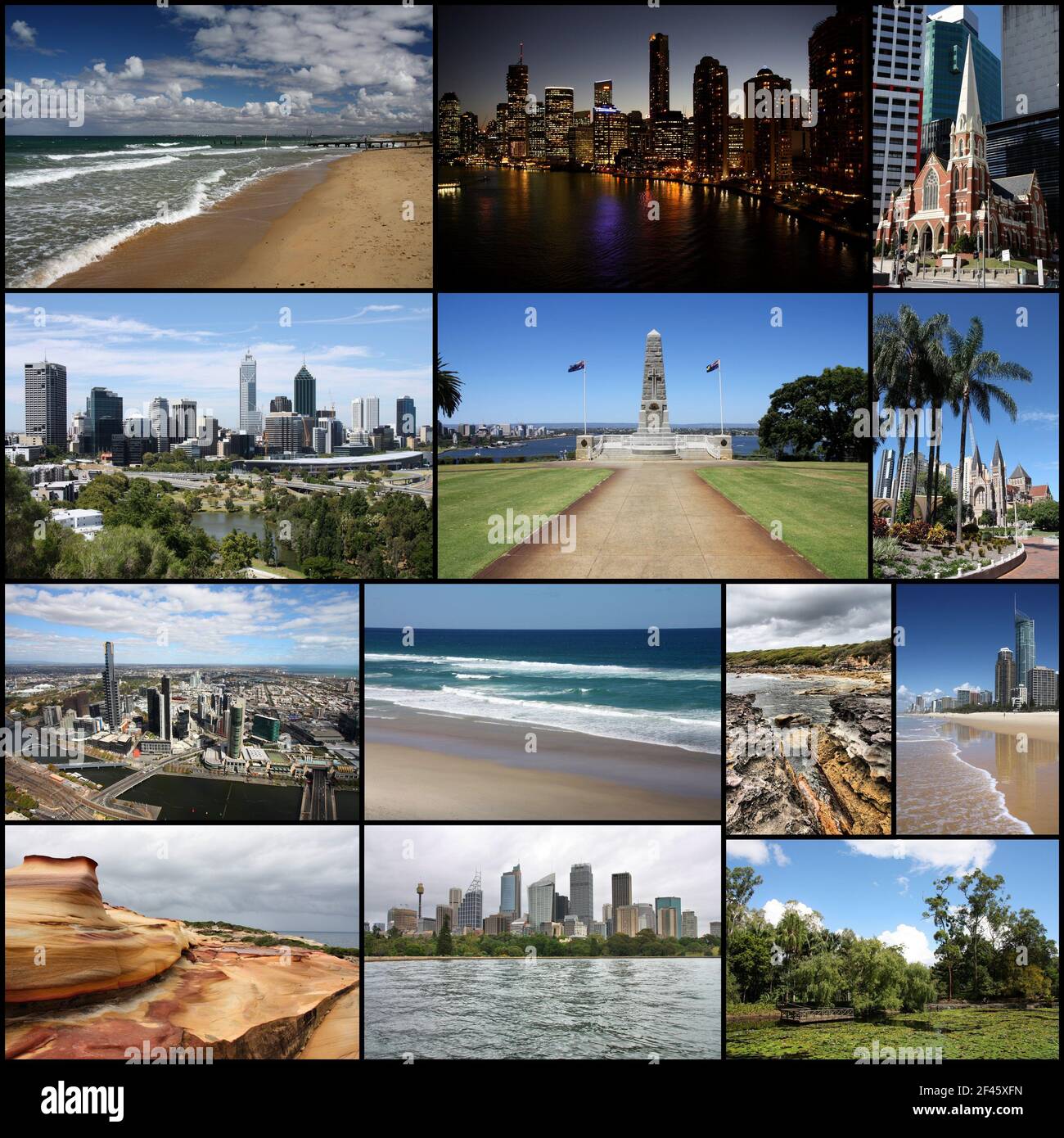 Australia travel photo collage - images collection with Sydney ...