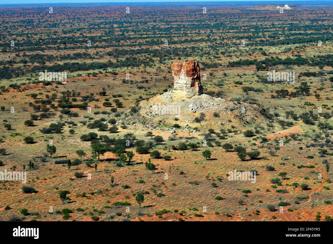 Australia, NT, Chambers Pillar Historical Reserve Stock Photo - Alamy