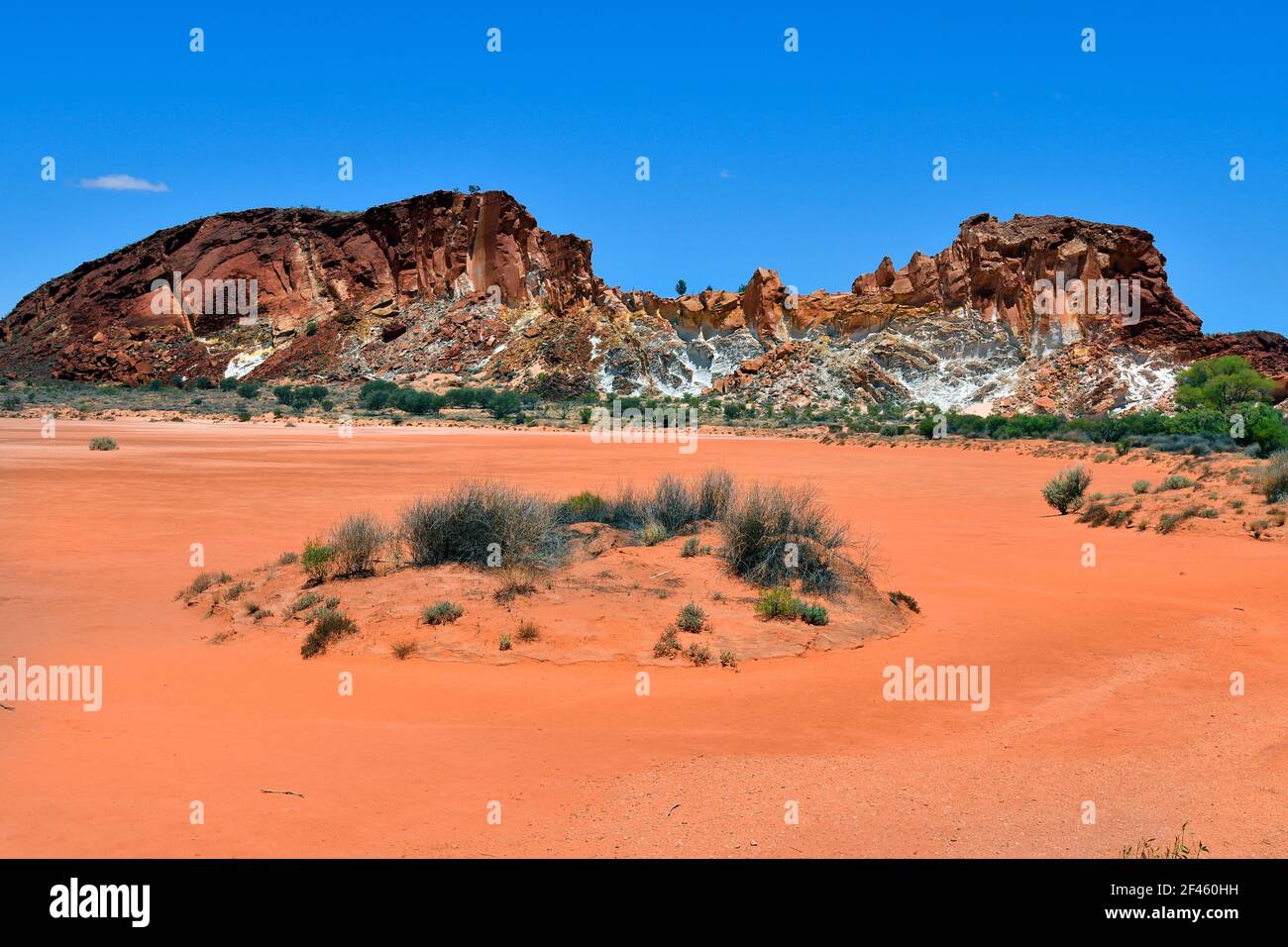 Australia, rock formation in Rainbow valley national park in Northern ...