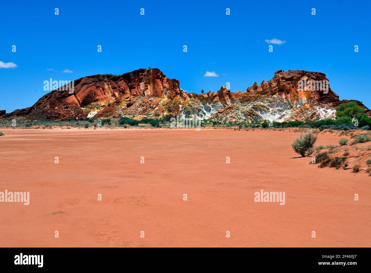 Australia, rock formation in Rainbow valley national park in Northern ...