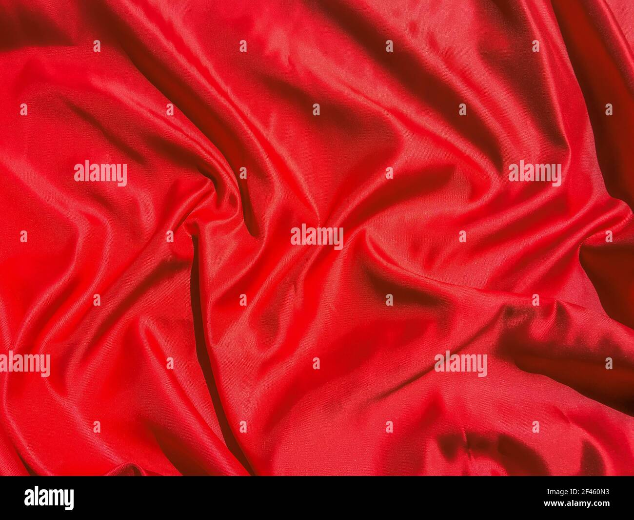 Texture of red Wrinkles fabric for background. Valentines Day or ...
