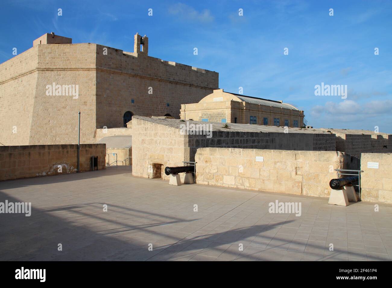 saint angel fort in vittoriosa in malta Stock Photo - Alamy