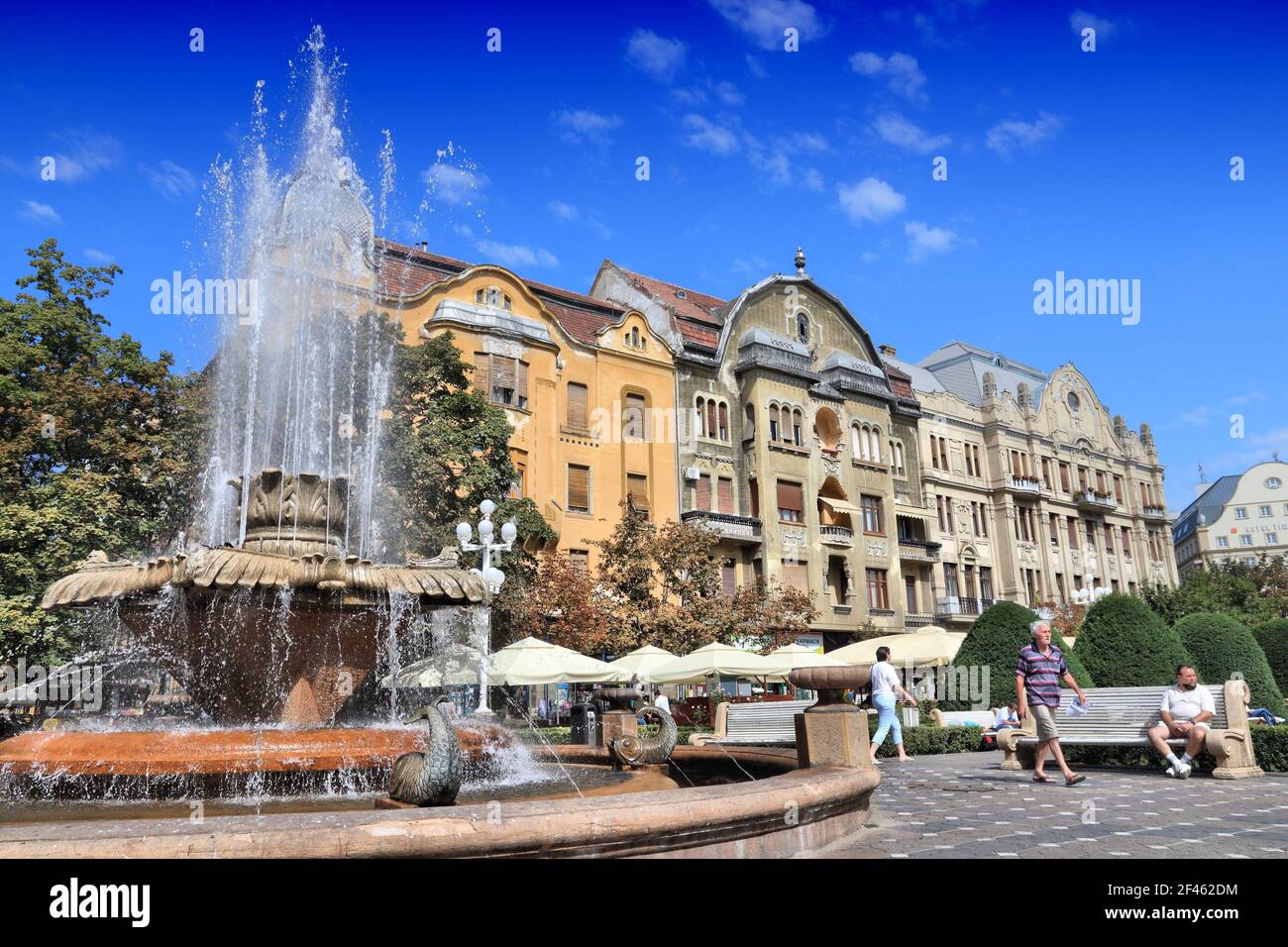 TIMISOARA, ROMANIA - AUGUST 14, 2012: People visit Timisoara, Romania ...