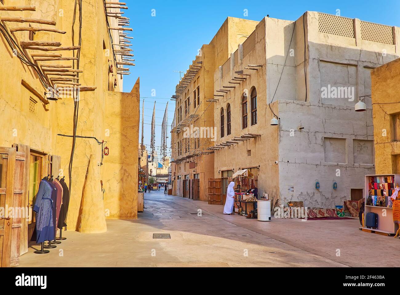 Al Fahidi neighborhood is the popular tourist location, its streets are ...