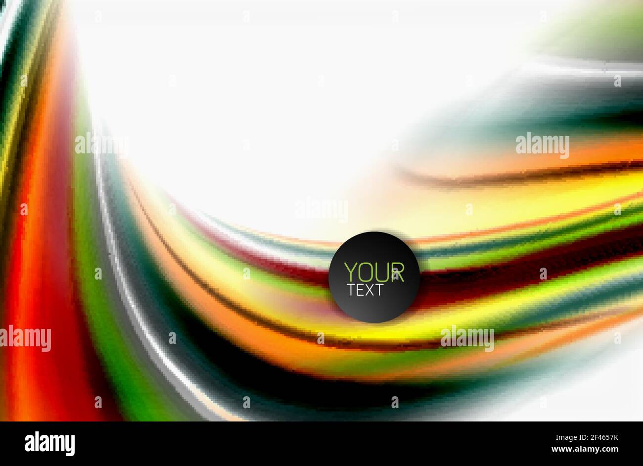 Rainbow color waves, vector blurred abstract background. Rainbow color ...
