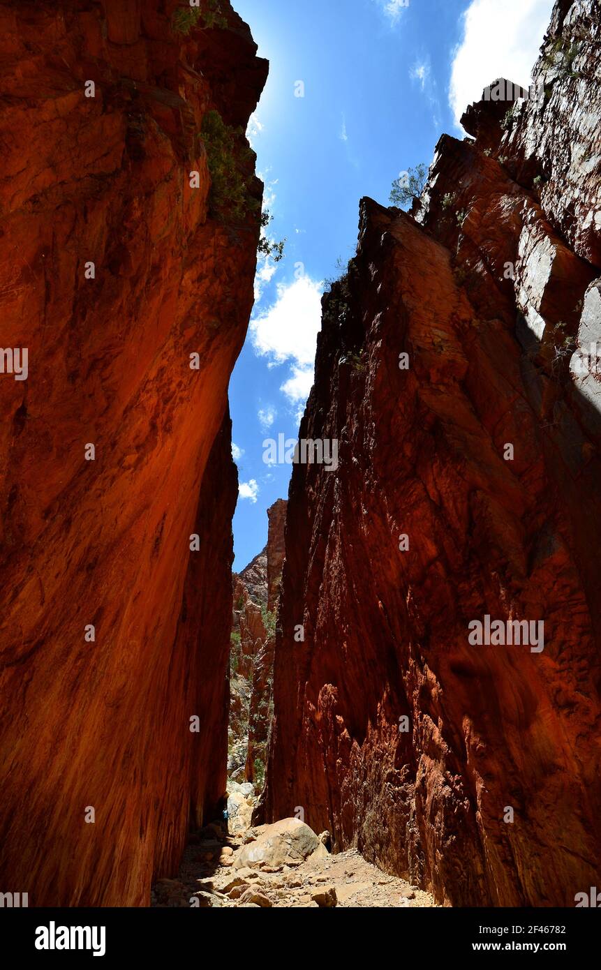 Australia, NT, remarkable Standley Chasm in McDonnell Range national ...