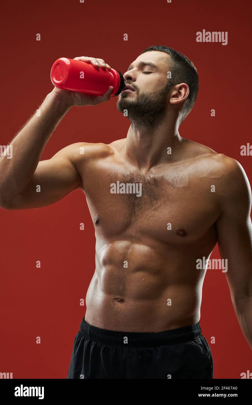 Strong sportsman hi-res stock photography and images - Alamy