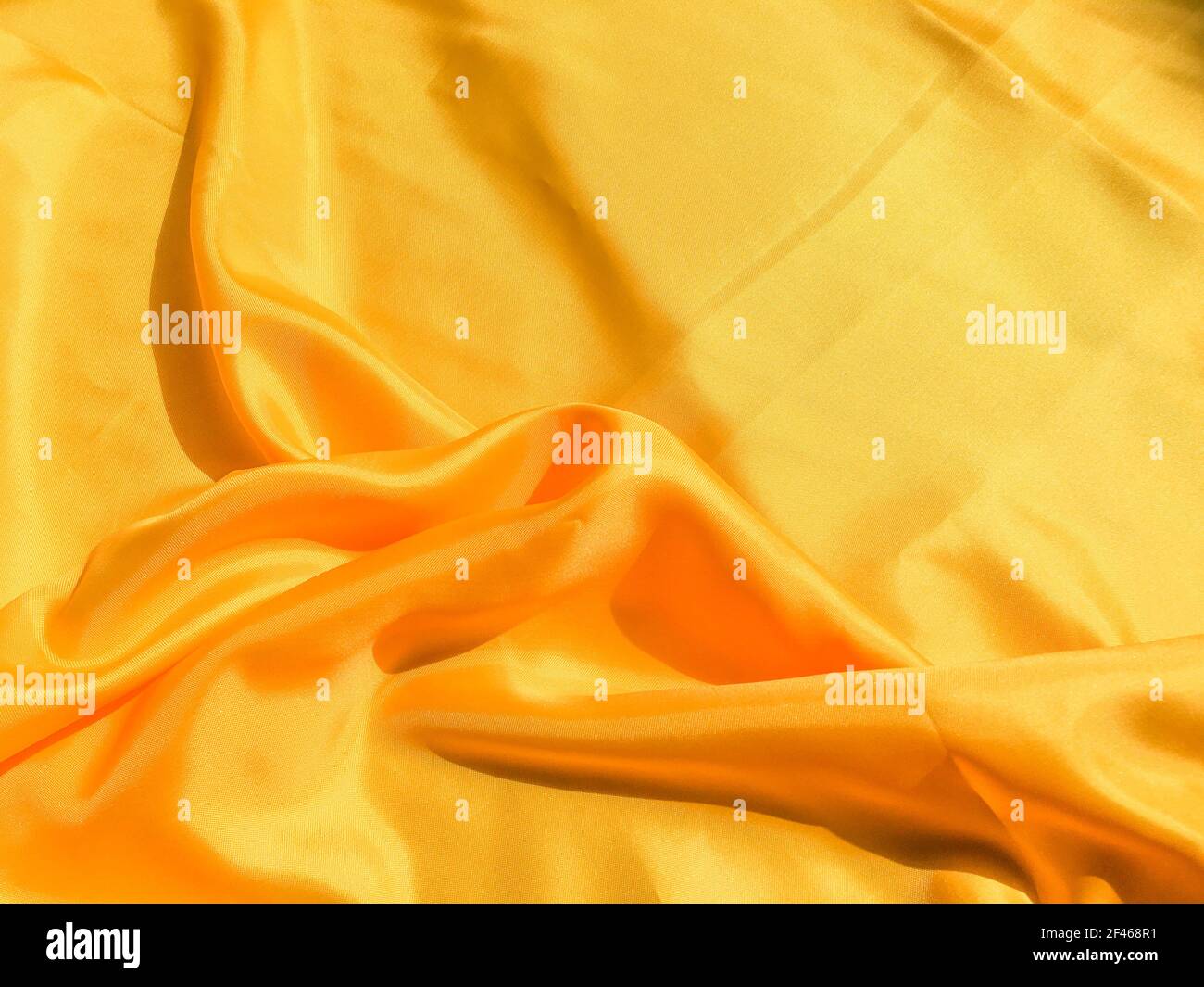 Minimal yellow fabric texture background. smooth elegant wavy light ...