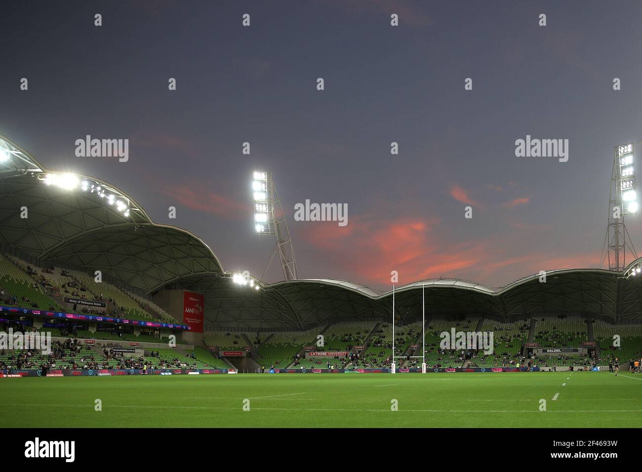 Melbourne rectangular park hi-res stock photography and images - Alamy