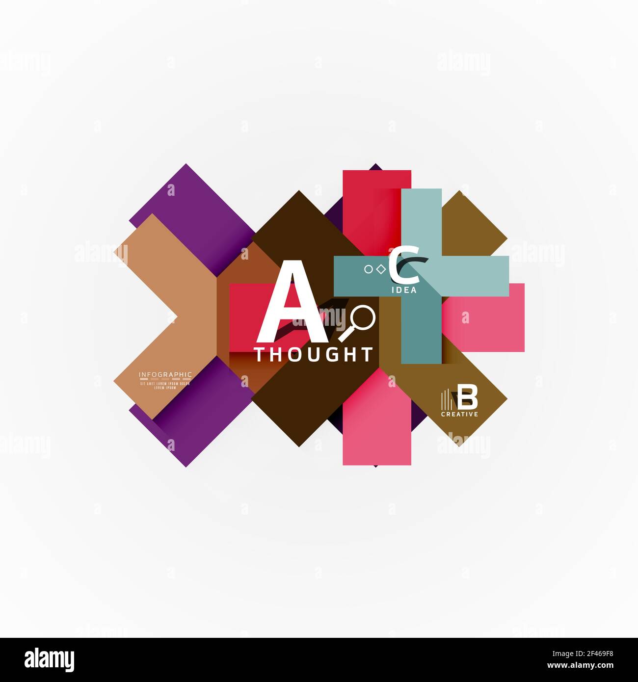 Geometric design abstract option infographics. Geometric design ...