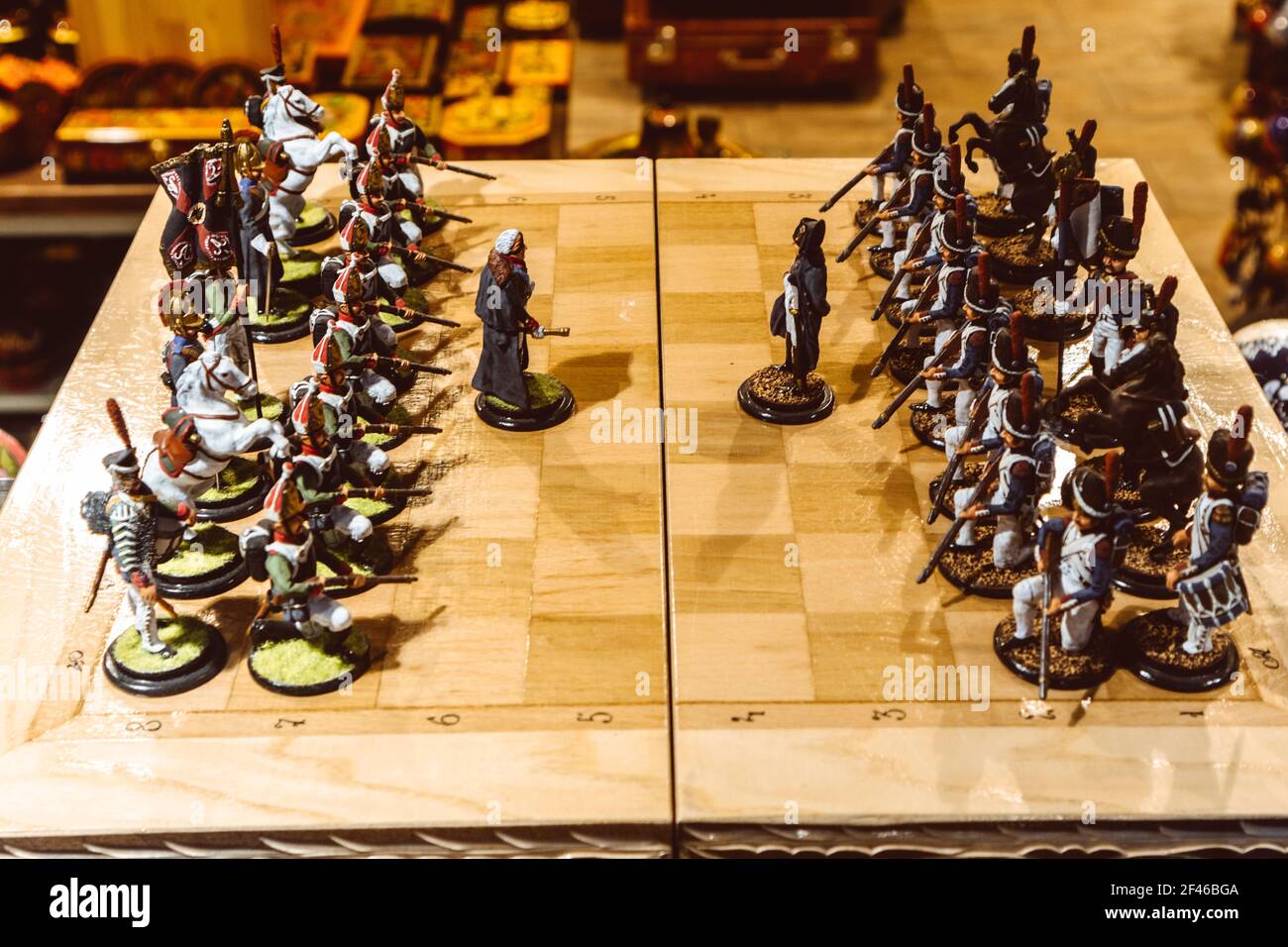 chess battle figurines of soldiers history policy tactics strategy plan ...