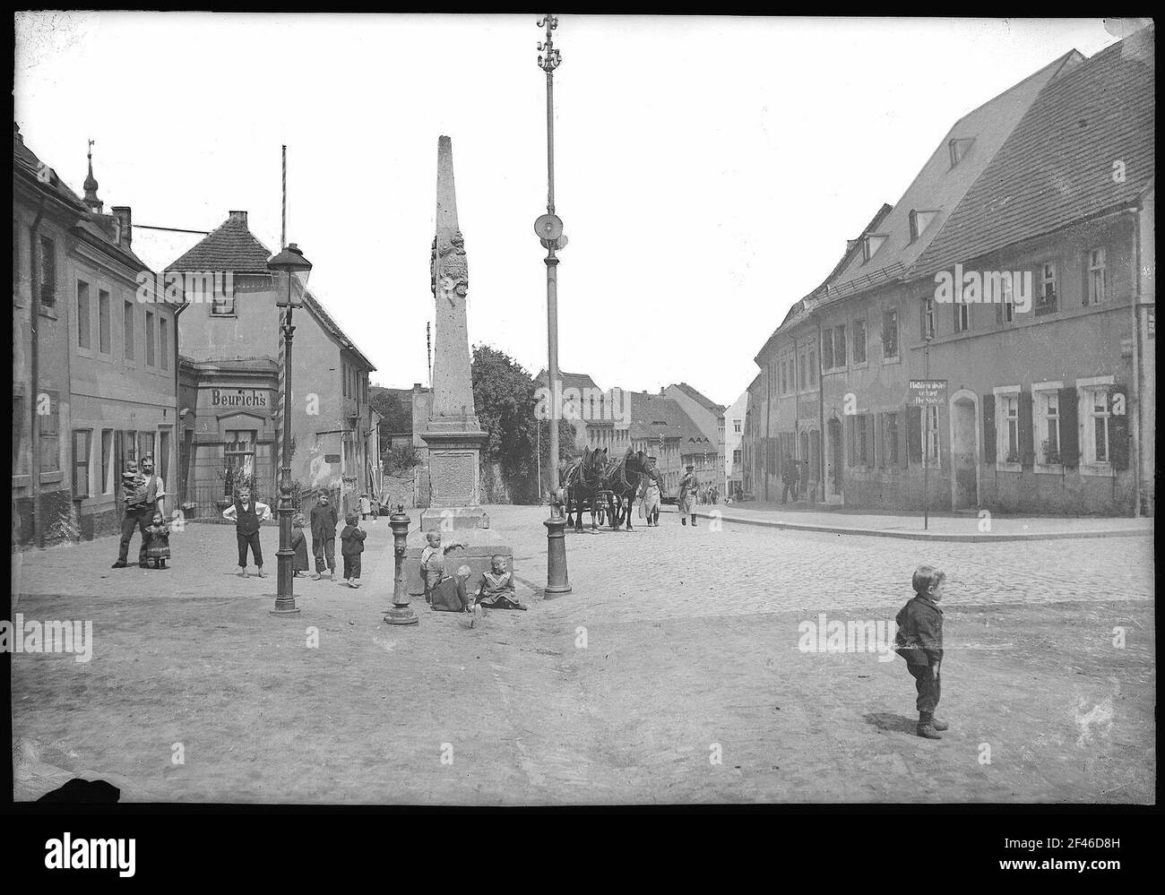 Penig. Exterior Chemnitzer Straße Stock Photo - Alamy